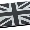 Union Jack Badge For Land Rovers, Black/Chrome - DA7638