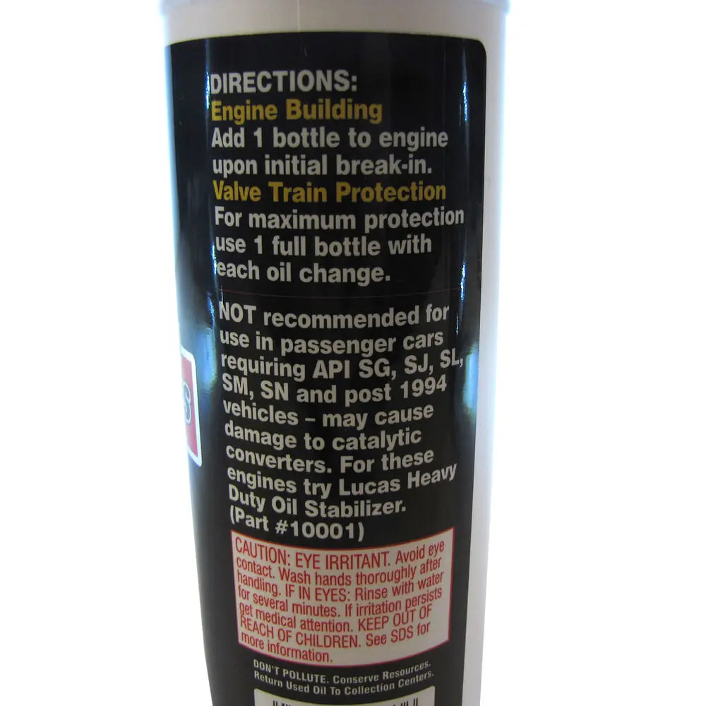Lucas Oil Engine Break In Oil Additive - 10063 - TB Zinc Plus