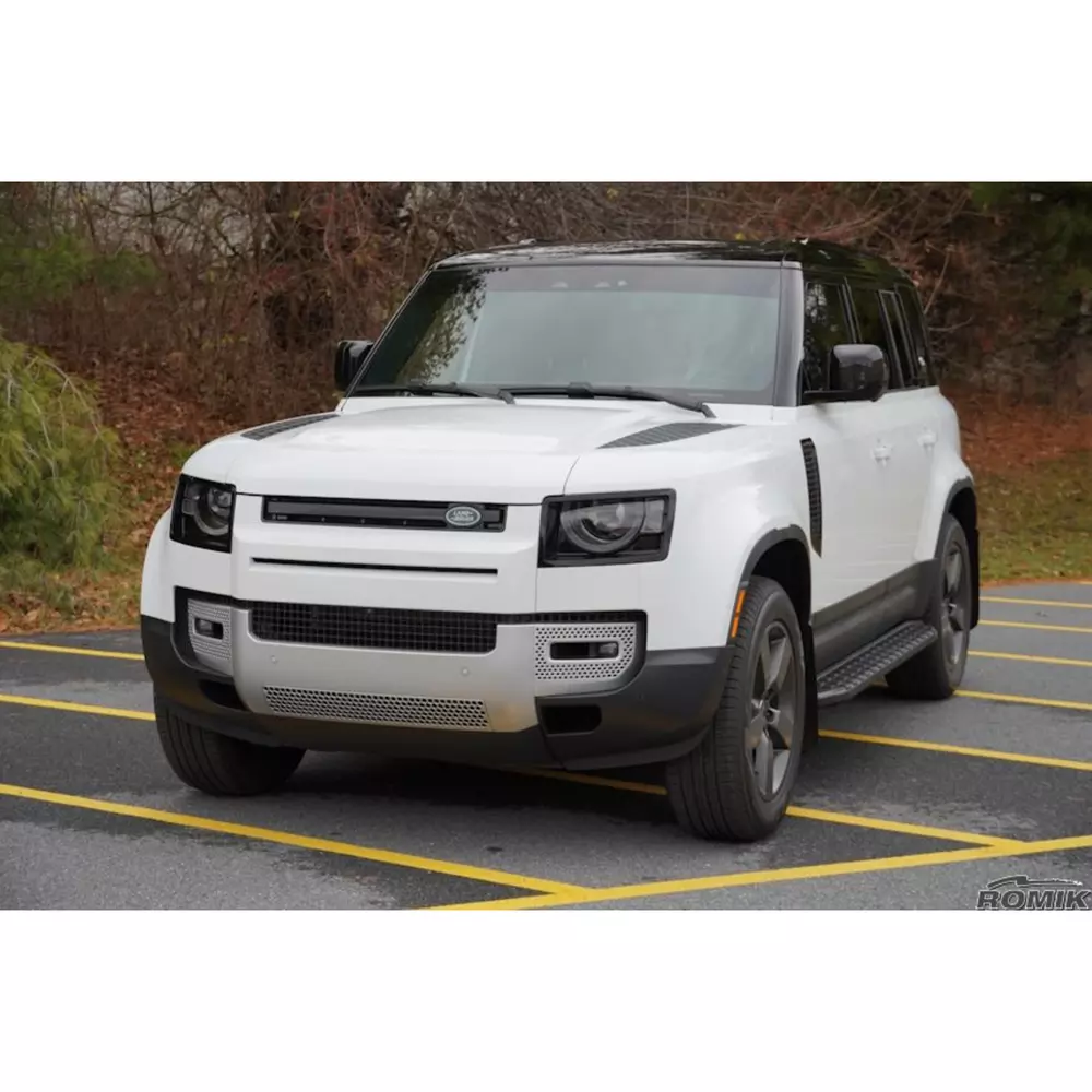 Side Steps / Running Boards For Land Rover Discovery 5, Black Pair, REC ...