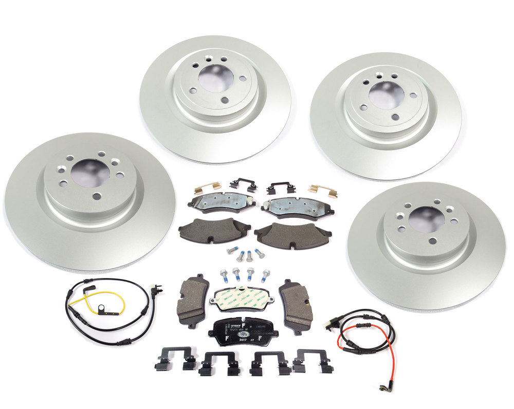 Brake Rebuild Kit, Front & Rear, Includes Genuine Pads And Standard ...