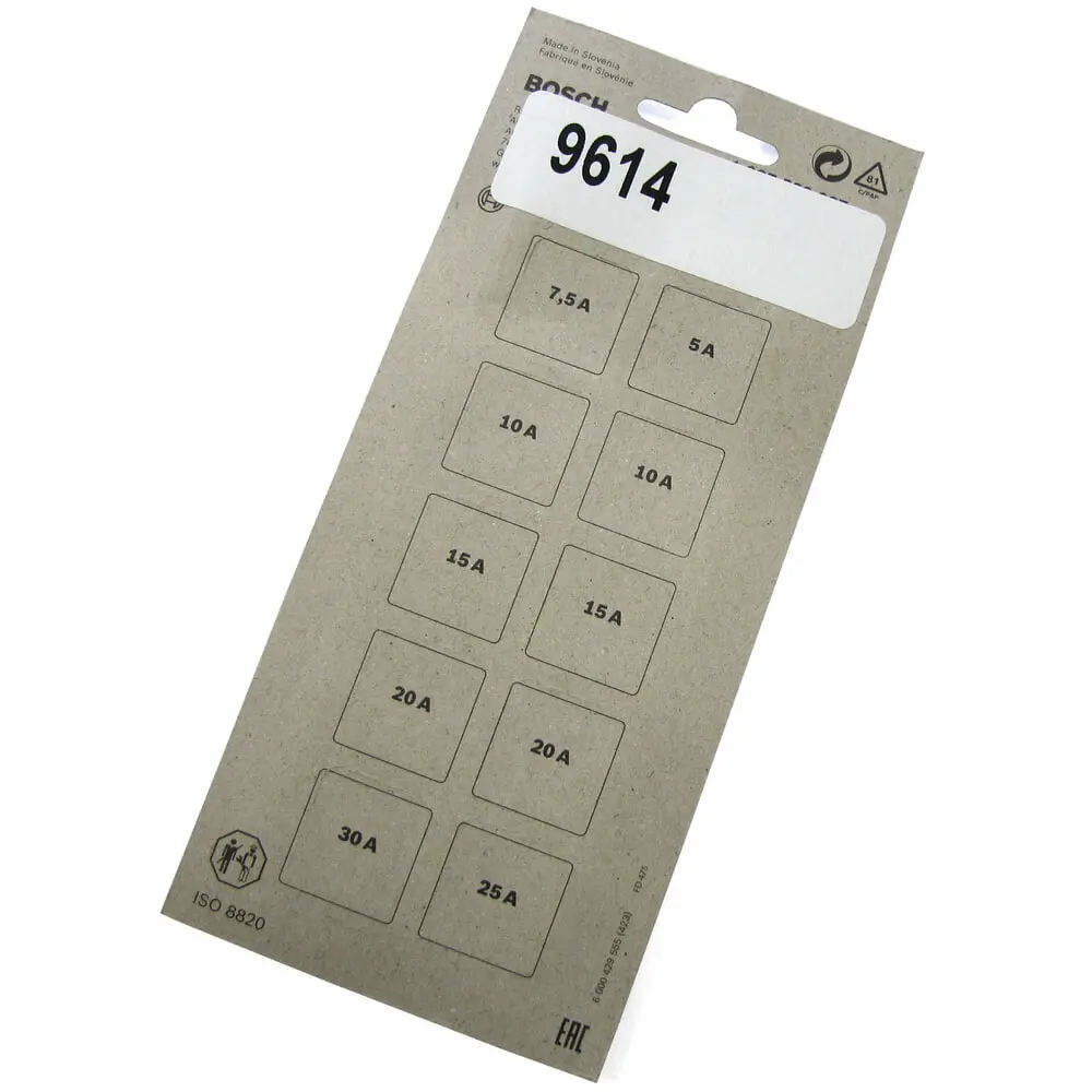 Spade Type Fuses for Your Car - Set of 10 Fuses