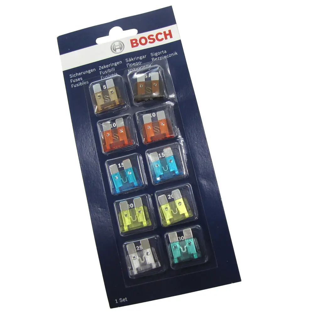 Spade Type Fuses for Your Car - Set of 10 Fuses