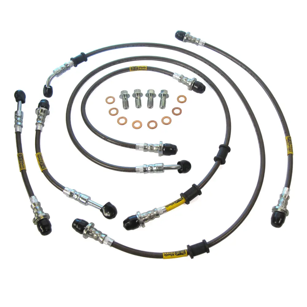 Stainless Steel Brake Hose Kit For Range Rover 4.0/4.6 With Raised ...