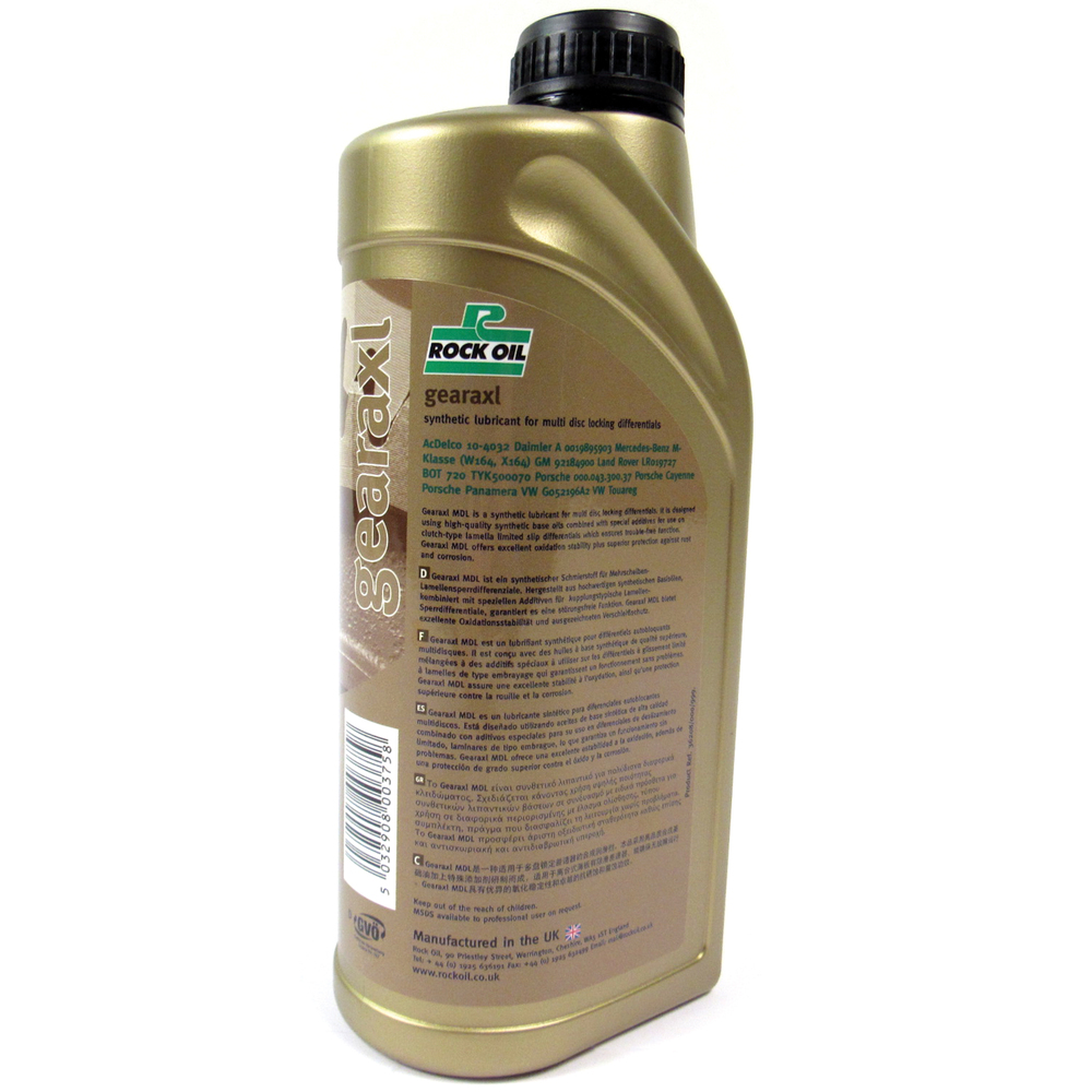 Rock Oil Synthetic Rear Locking Differential Fluid: 12 x 1L Bottles