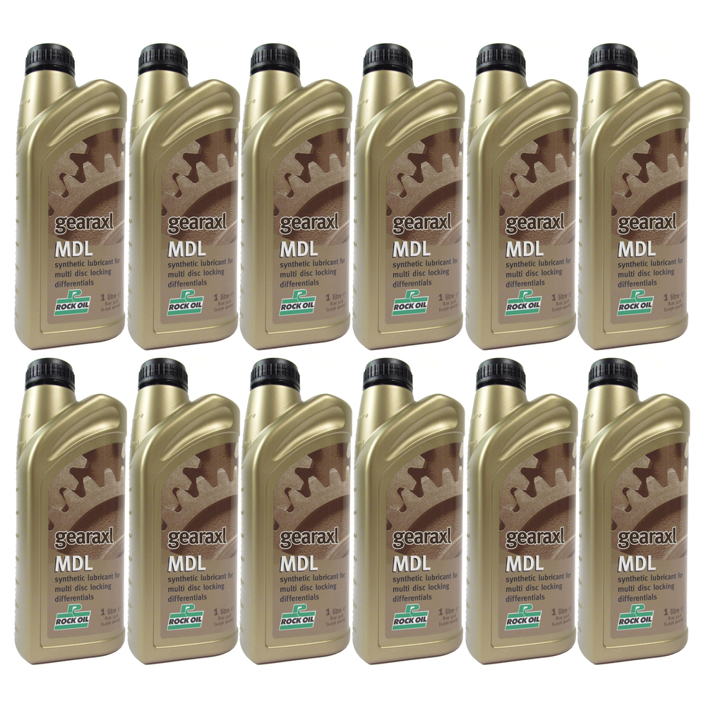 Rock Oil Synthetic Rear Locking Differential Fluid: 12 x 1L Bottles