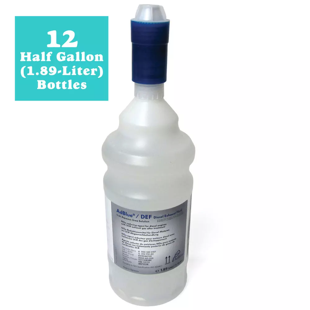Diesel Exhaust Fluid (DEF) LR072258, Case of 12, AdBlue, Half Gallon (1 ...