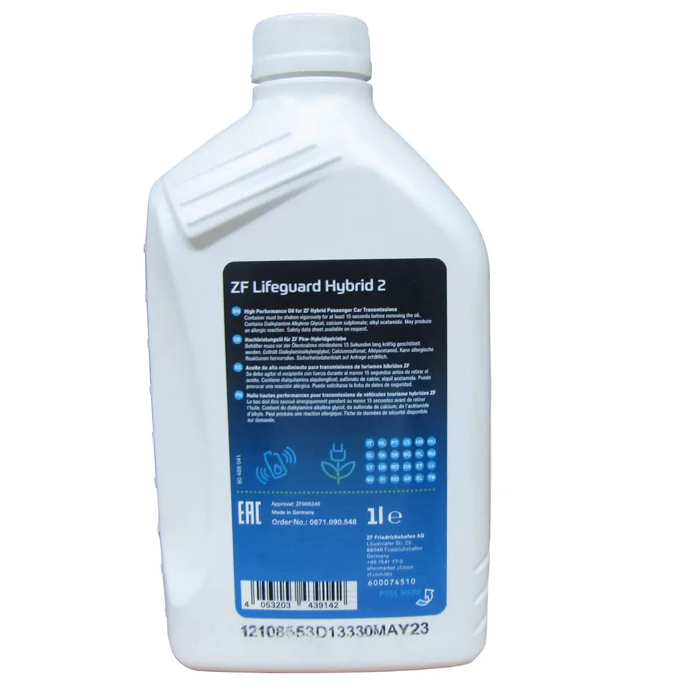 ZF Lifeguard Hybrid 2 Transmission Fluid (TE-ML 11) - 1 Liter