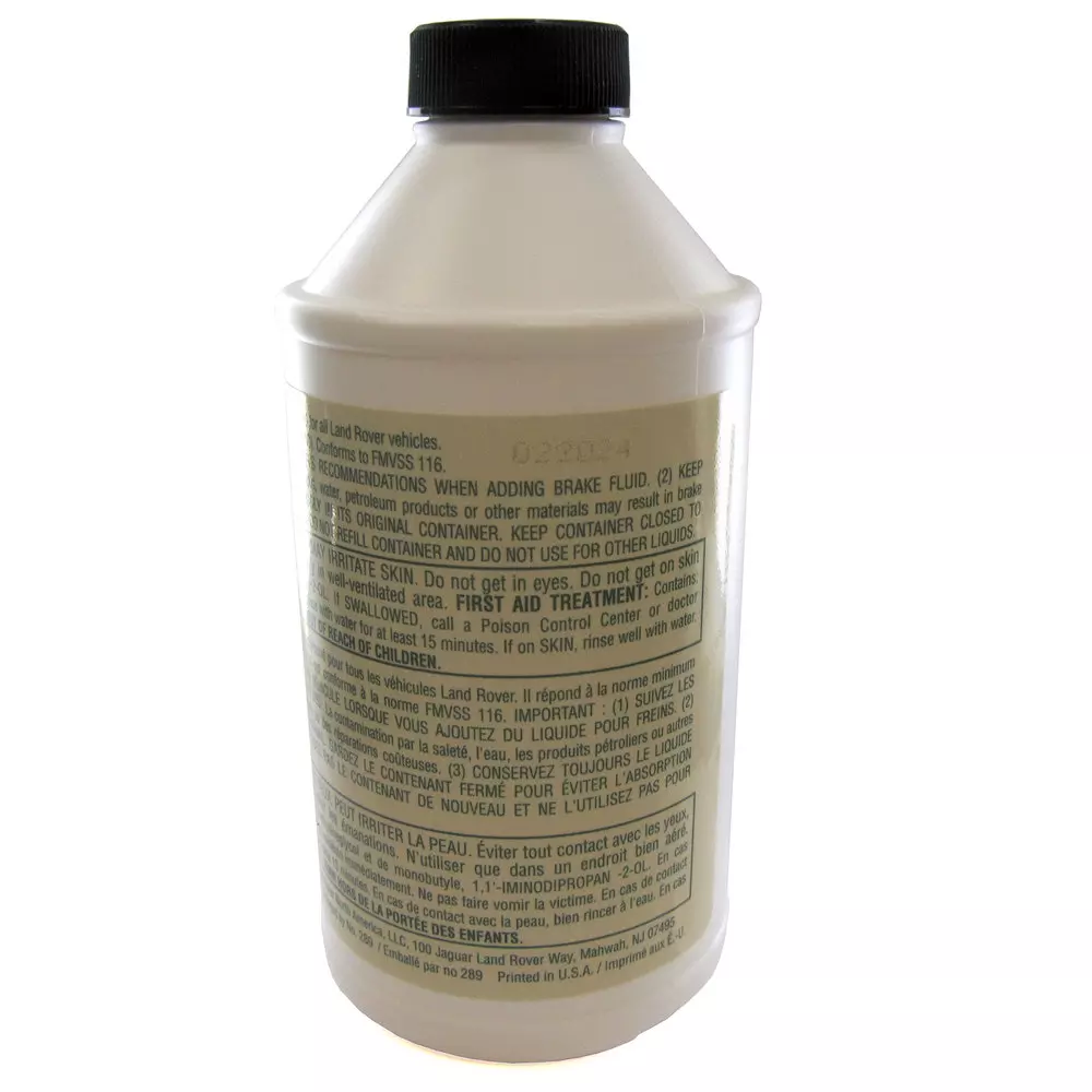 Genuine Land Rover Brake Fluid DOT 4 - LRNDOT4 - 12oz.