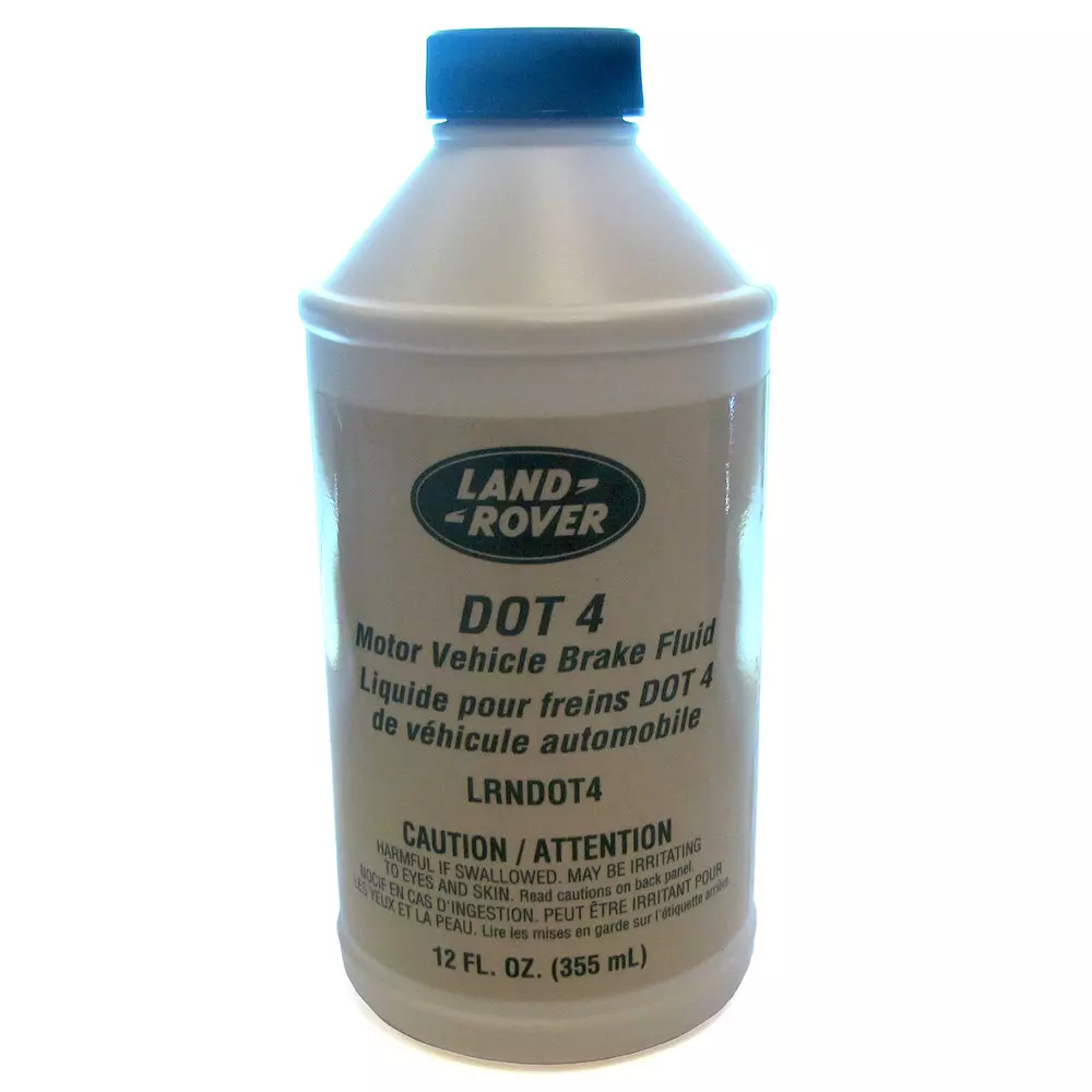 Genuine Land Rover Brake Fluid DOT 4 - LRNDOT4 - 12oz.