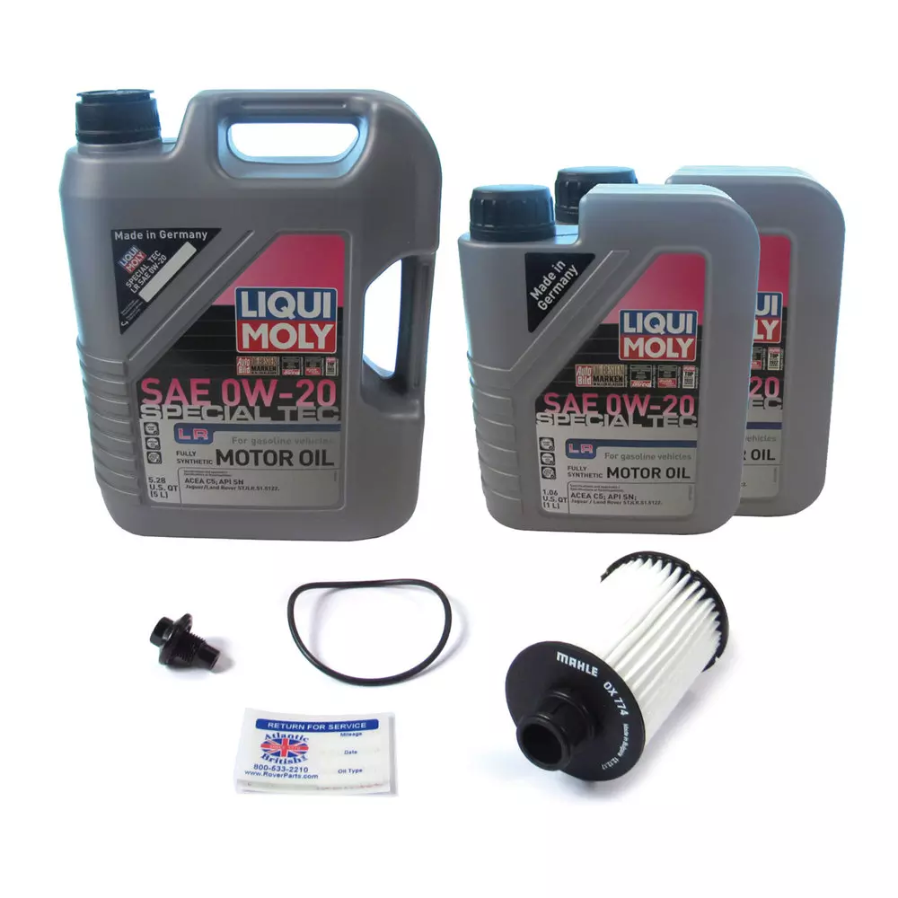 LIQUI MOLY Oil Change Kit for Range Rover Velar 2018 and Newer - Oil ...