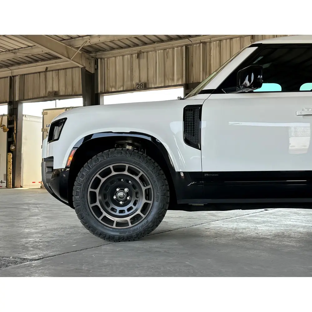 Alloy Wheels, Double Slot, 20x9.5, Satin Black/Dark Gray for Defender ...
