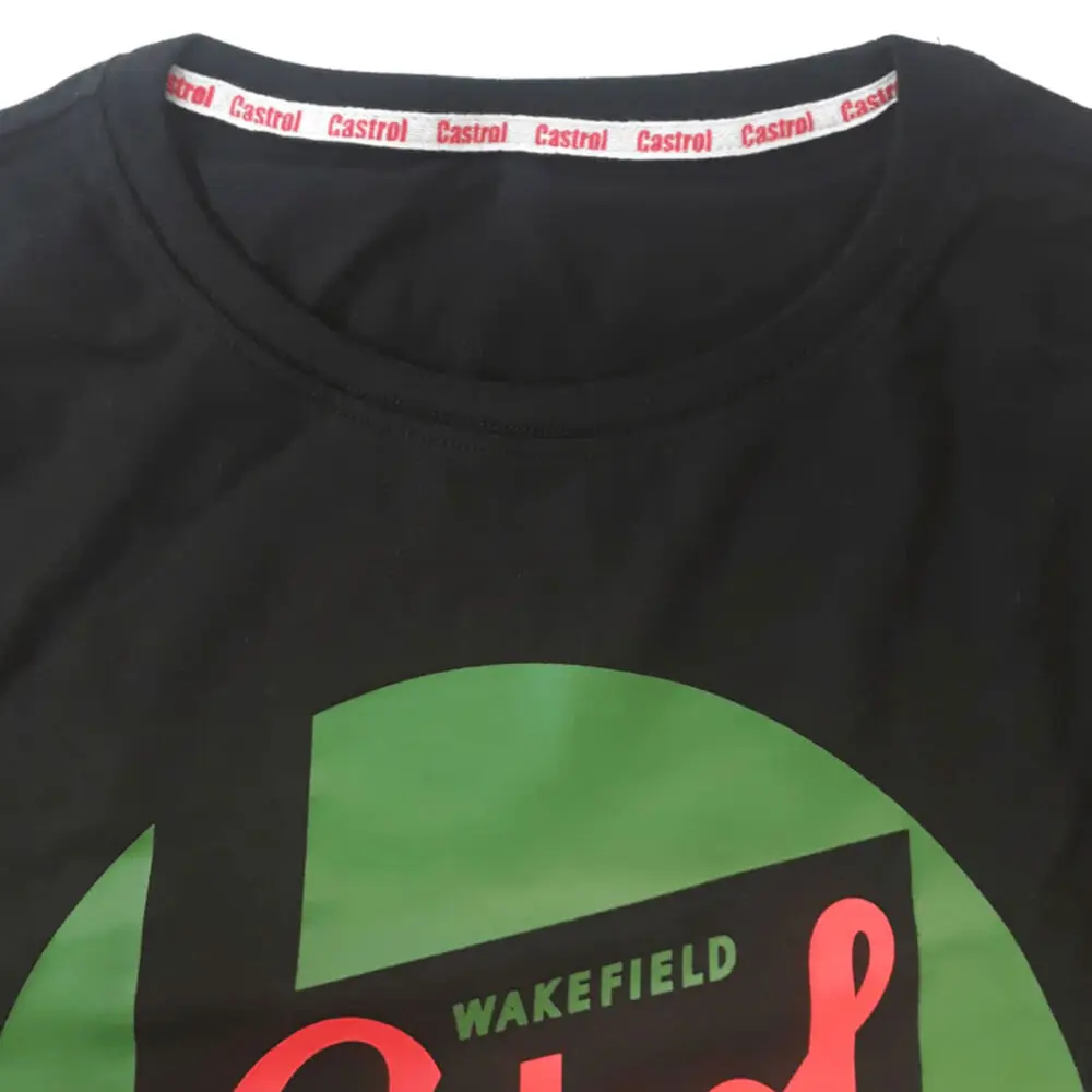 Castrol Motor Oil T-Shirt, Black | Wakefield Castrol Classic Logo