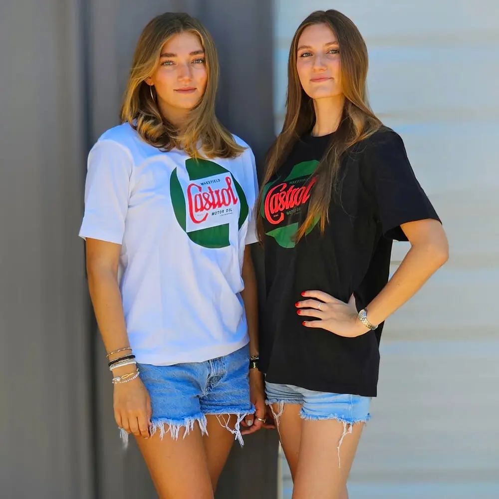 Castrol Motor Oil T-Shirt, White | Wakefield Castrol Classic Logo
