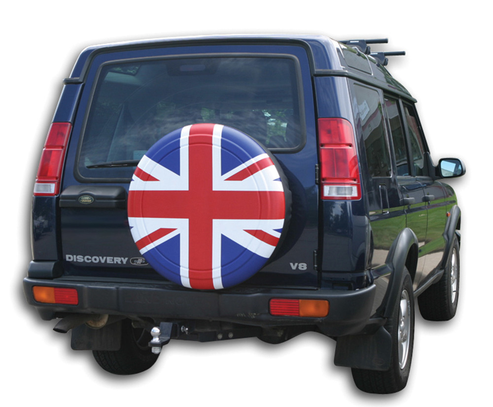 Boomerang Rigid Wheel Cover For Spare Tire (Color Union Jack Design ...