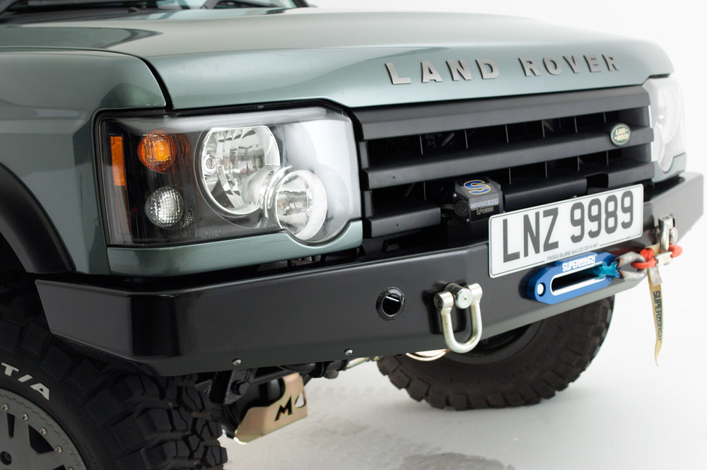 Terrafirma Front Steel Bumper: Black, For Discovery 2 - TF009AK