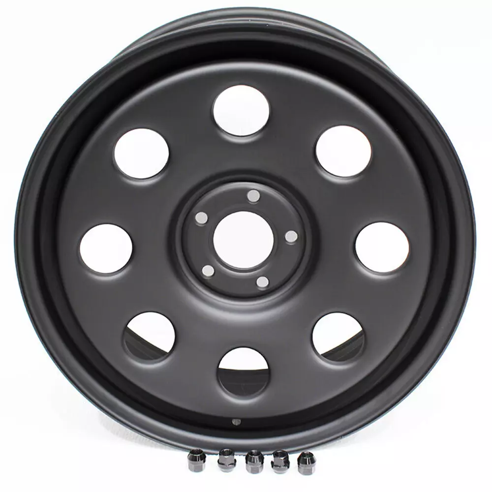Terrafirma Wheel - 20 Inch Steel Wheel - TF1520, Satin Black, for ...