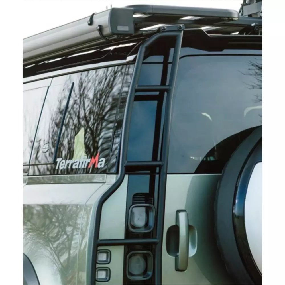 Rear Access Roof Rack Ladder for Defender 90, 110, 130 New Gen L663 ...
