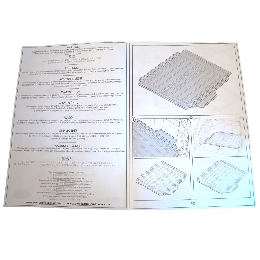 Loadspace Mat, Black, Range Rover Full Size - VPLGS0260