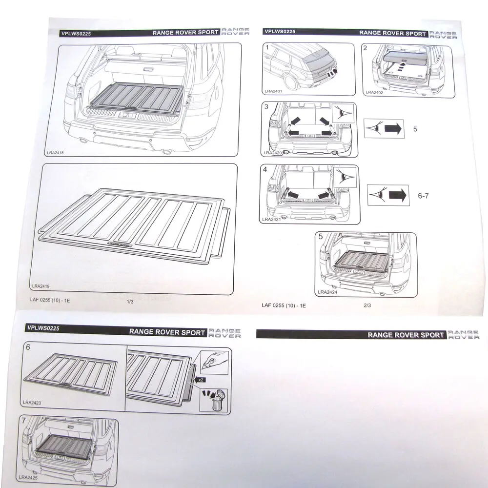 Loadspace Mat for Range Rover Sport - VPLWS0225